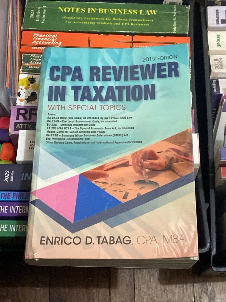 CPA Reviewer in Taxation by Dayag (2019), Hobbies & Toys, Books ...