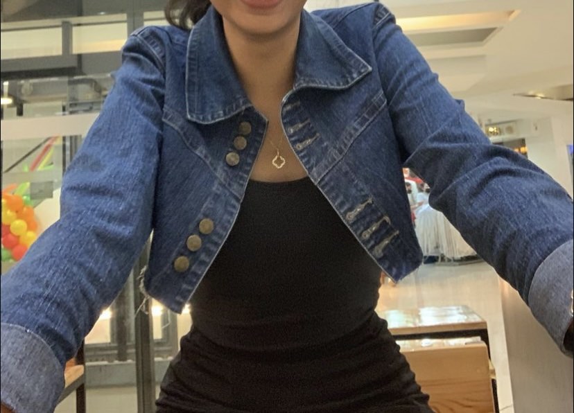 CROPPED DENIM JACKET BOLERO, Women's Fashion, Tops, Longsleeves on ...