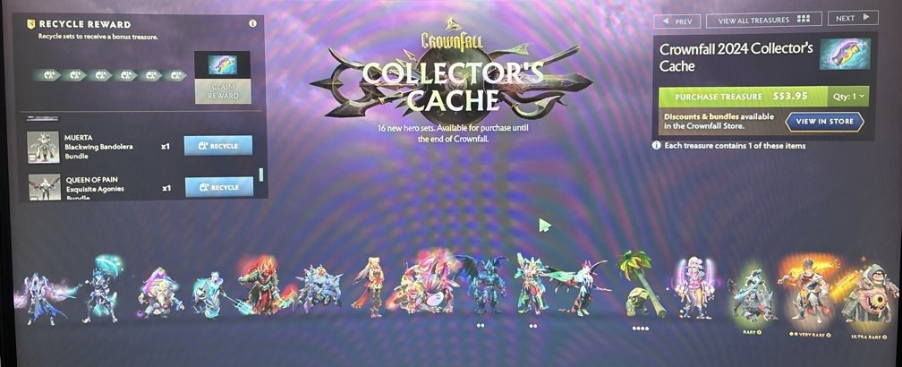 Crown fall Collectors Cache 2024, Video Gaming, Gaming Accessories, In ...