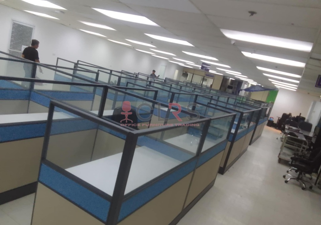 CUBICLE WORKSTATION OFFICE FURNITURE PARTITION, Furniture & Home Living ...