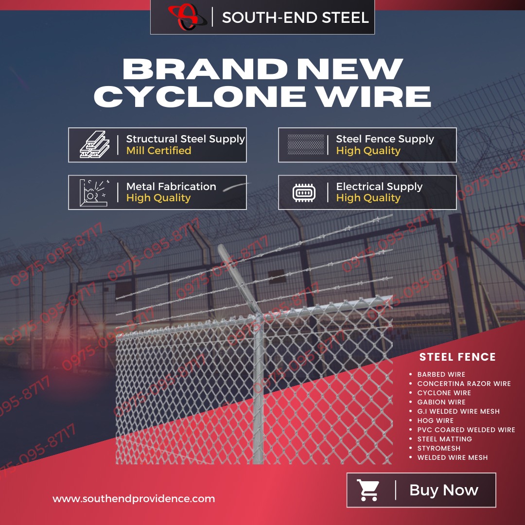 Cyclone Wire 10 meters & Chain Link Fence / Kambing Wire / Pambakod ...