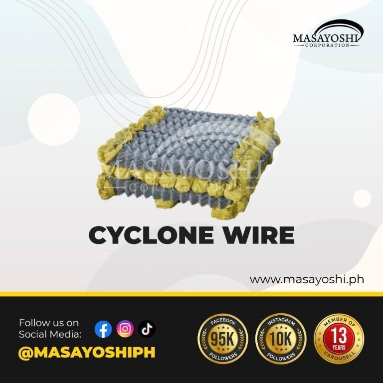 Cyclone Wire 2 x 2 x 2 x 2.7mm x 10m 5ft | Hurricane Fence | Diamond ...