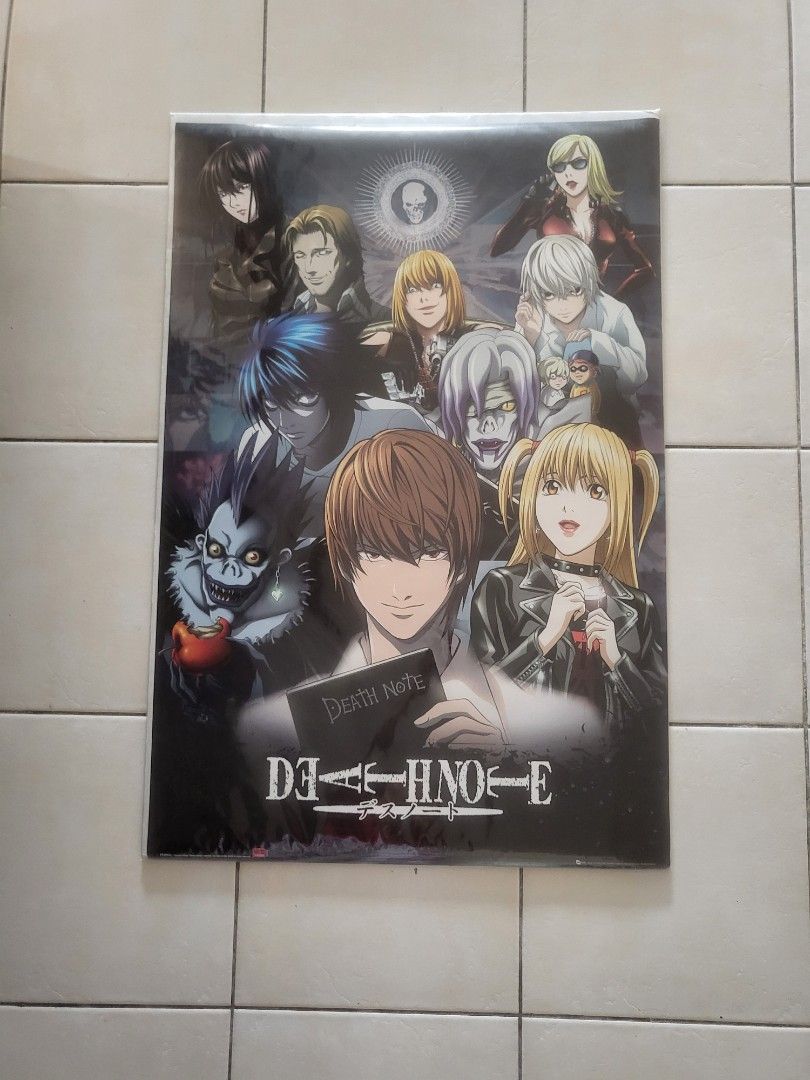 Death note poster, Hobbies & Toys, Collectibles & Memorabilia, Fan ...