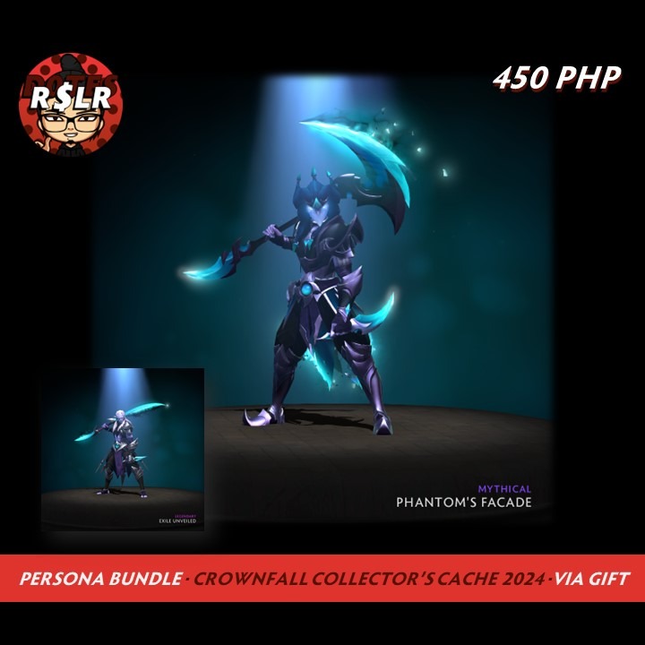 DOTA 2 Crownfall Collector's Cache 2024 - Phantom Assassin Persona: Phantom's Facade, Video ...