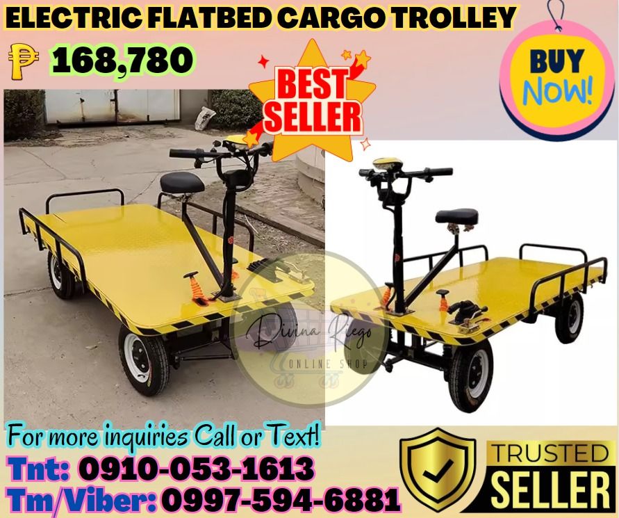 Electric Flatbed Transporter Electro-Carriage Powered Pallet Truck ...