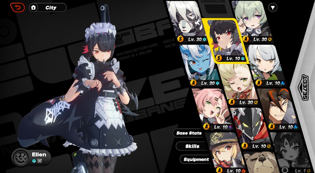 Ellen, Lycaon, Fusion Compiler | LV29 Birthday Unset F2P ZZZ Zenless ...