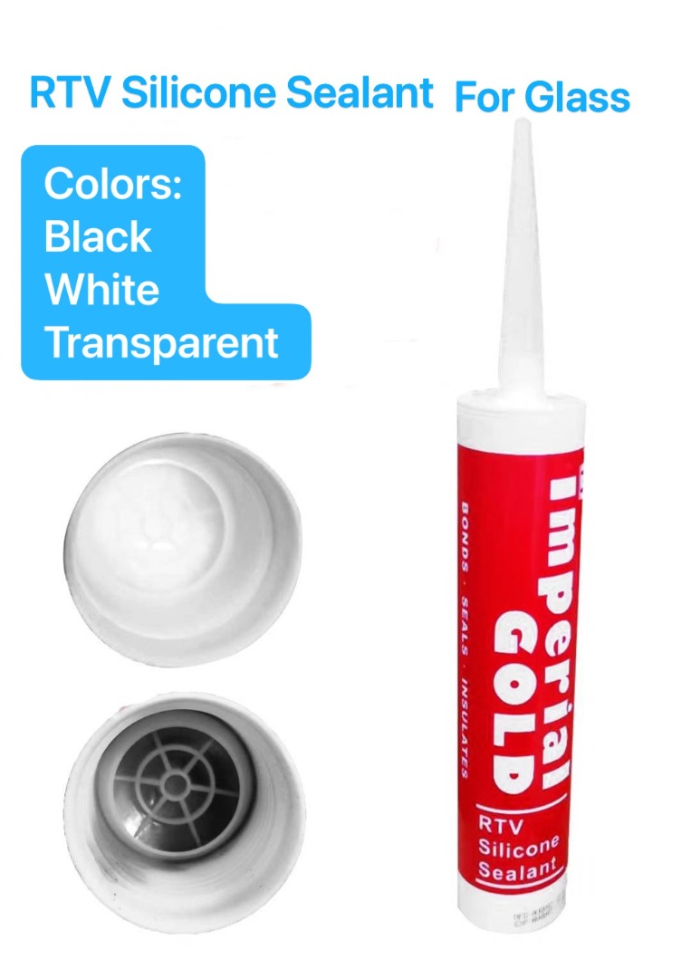 E-shop: RTV Silicone Sealant for Glass Imperial gold 280ml, Commercial ...