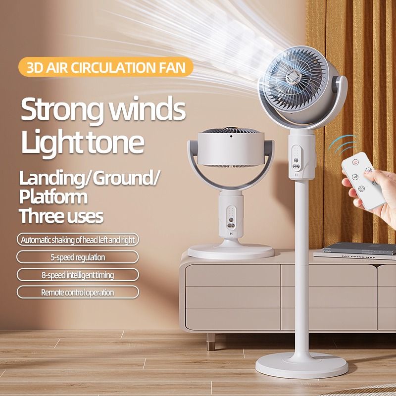 F1 Floor Standing Circulation Fan Portable Rechargeable Fan w/ Strong ...