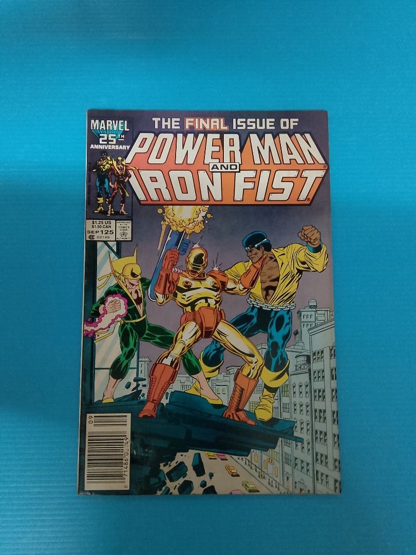 Final Issue ! Power Man & Iron Fist #125 ( Mark Bright - Cover Art ...