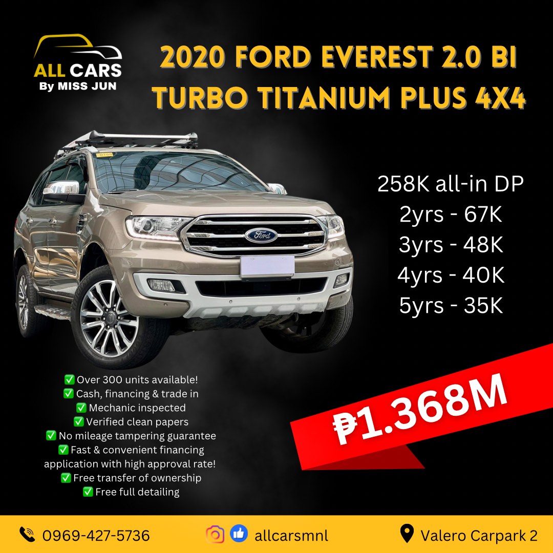 Ford Everest Titanium Plus 4x4 Auto, Cars for Sale, Used Cars on Carousell