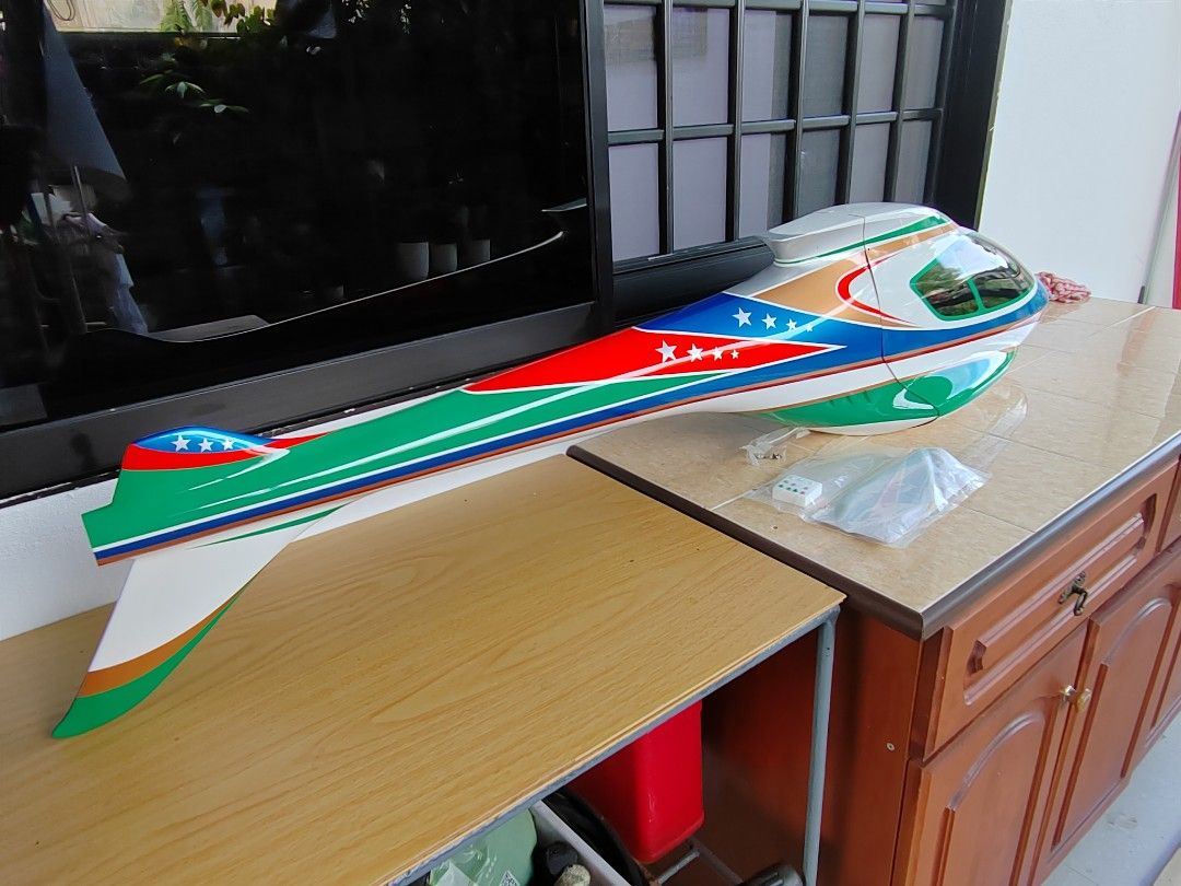 Funkey 700 F3C Helicopter Blackshark Fuselage, Hobbies & Toys, Toys ...