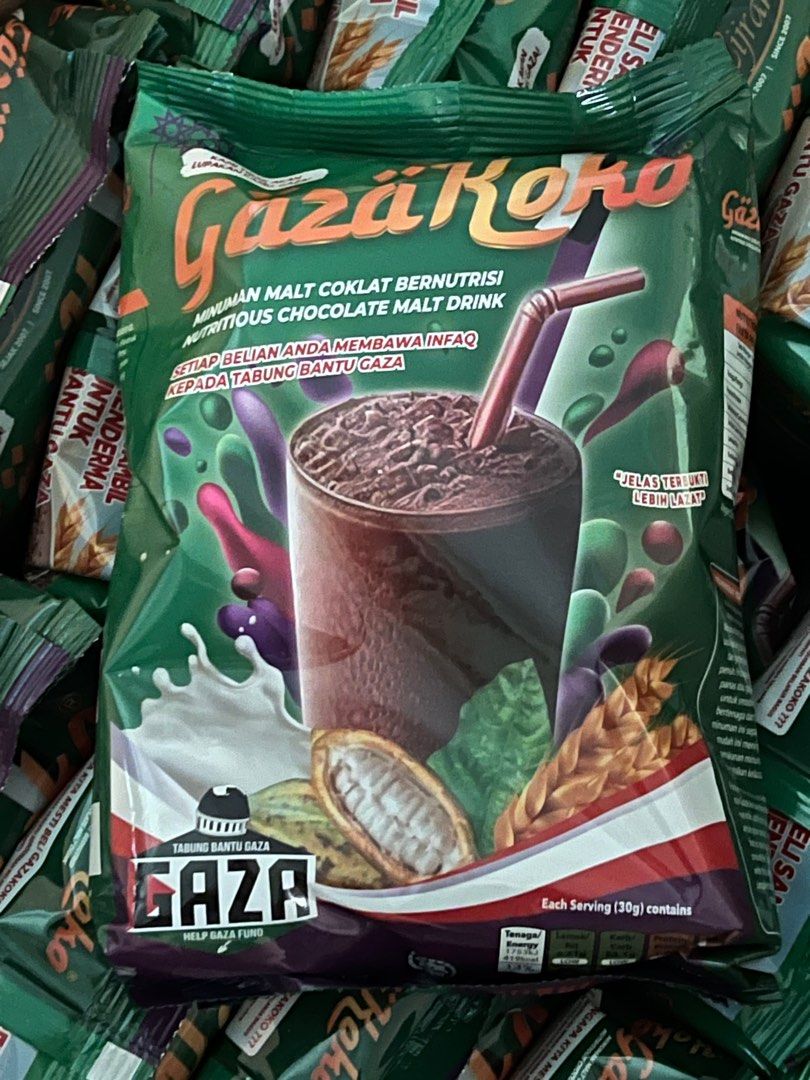 Gaza Koko Chocolate Malt Powder 1kg, Food & Drinks, Beverages on Carousell