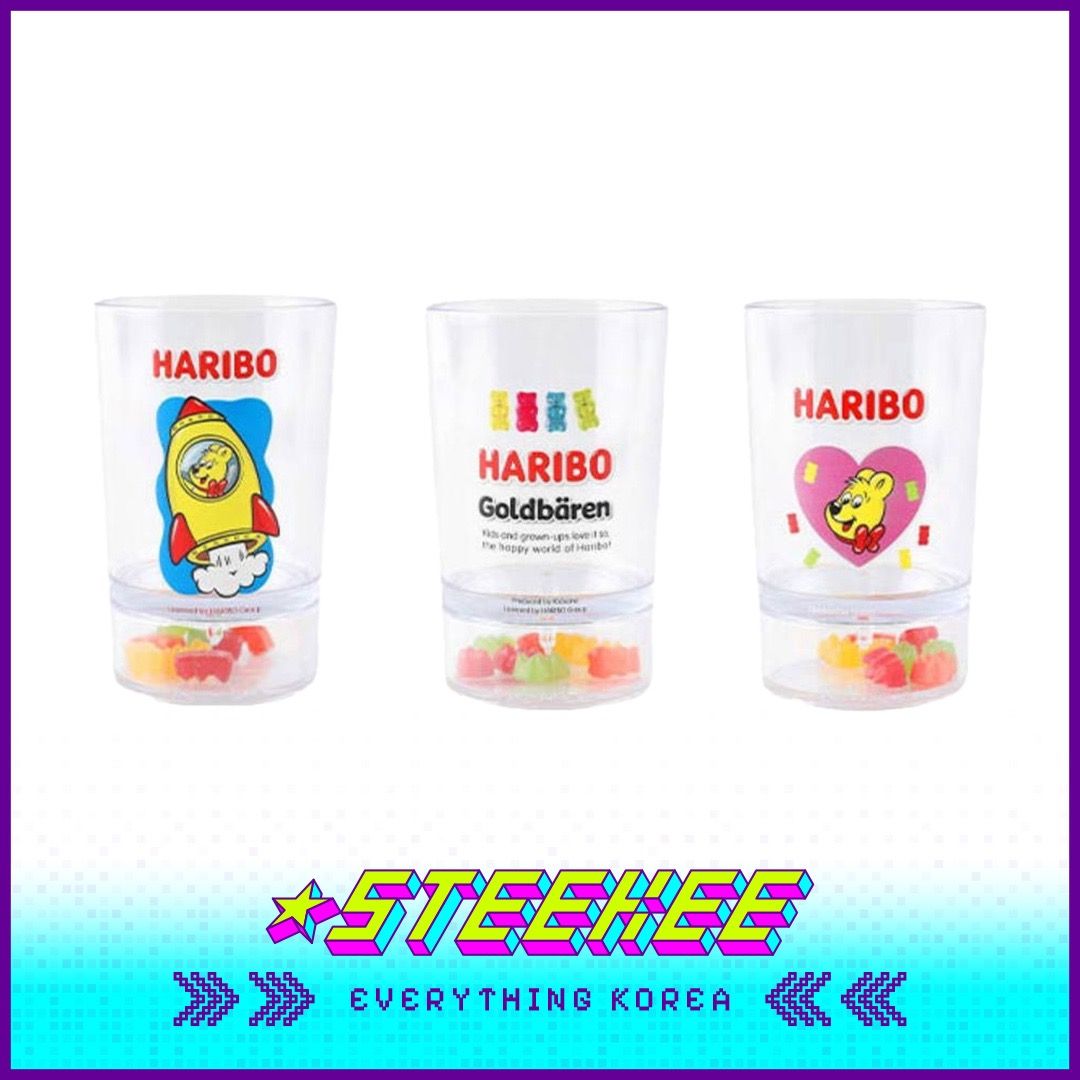 HARIBO Goldbears BPA Free Clear Transparent Cup by Steekee Korea 1982 ...