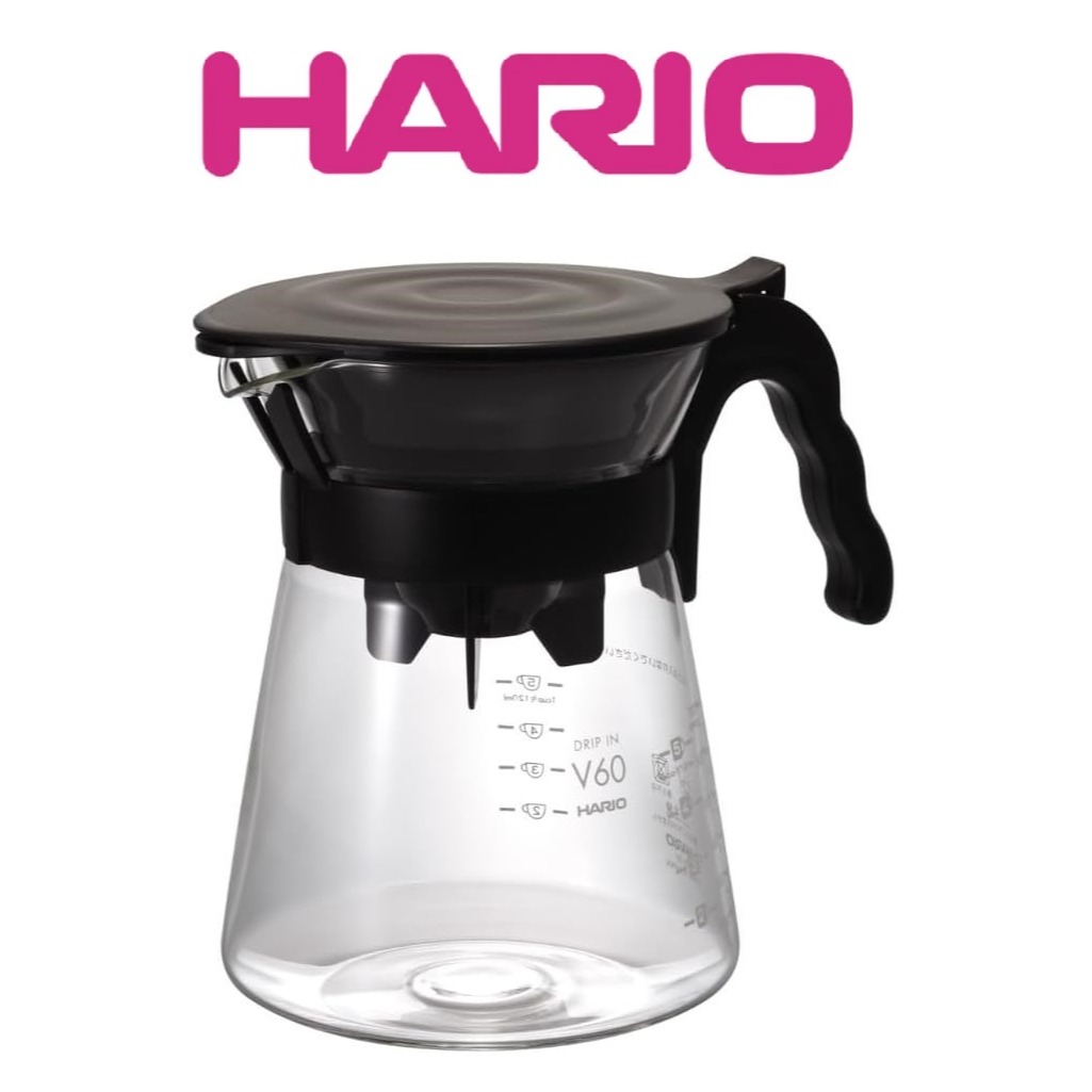 HARIO 700ml Coffee Dripper Server V60 Drip In Coffee Hand Drip Pot (Includes 40 paper coffee ...