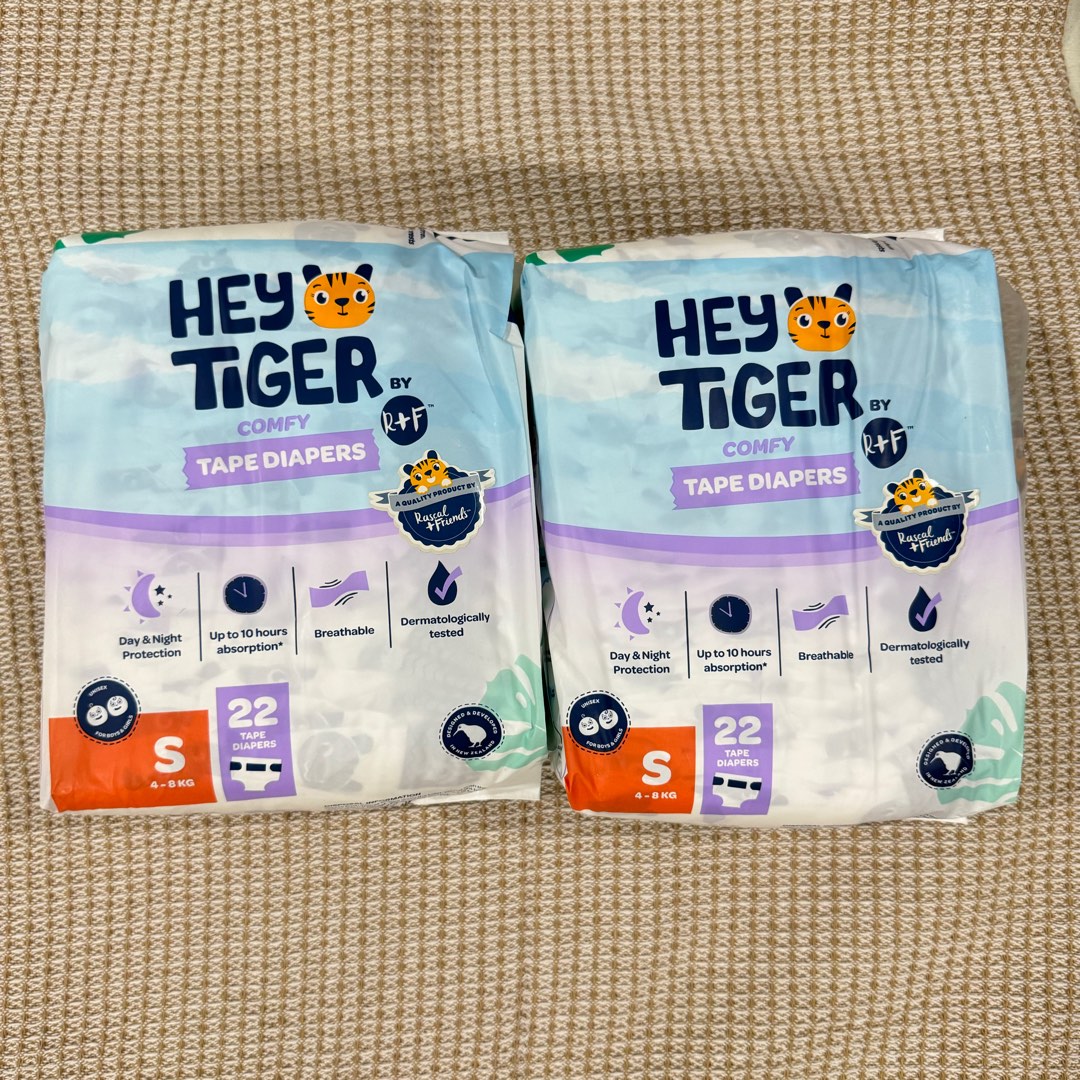 Hey Tiger Taped diaper (s), Babies & Kids, Bathing & Changing, Diapers ...