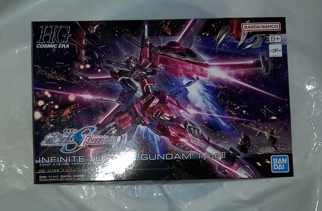HG infinite justice gundam type II 無限正義高達貳式, 興趣及遊戲, 玩具 & 遊戲類 - Carousell