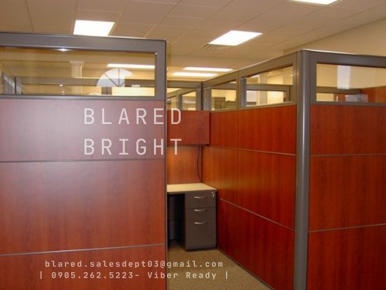 High Cubicle Divider Partition | Glass & Laminated - Office Partition ...