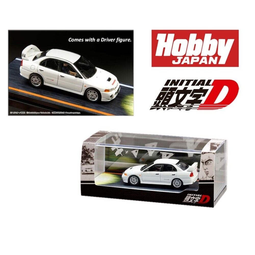 Hobby Japan 1/64 Scale INITIAL D Mitsubishi Lancer RS Evolution IV ...