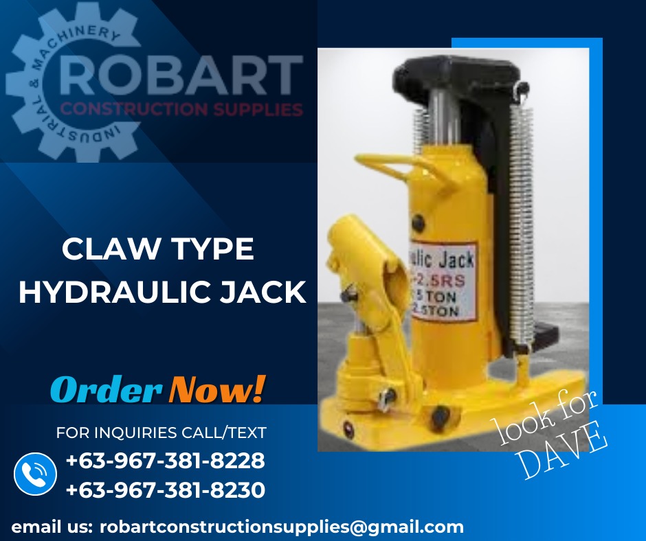 HYDRAULIC JACK CLAW TYPE, Commercial & Industrial, Construction Tools ...