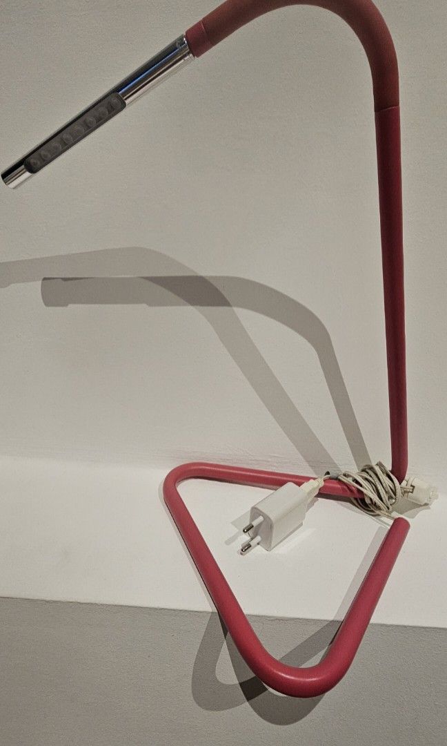 IKEA HÅRTE LED work lamp, pink-colour, Furniture & Home Living, Lighting & Fans, Lighting on ...