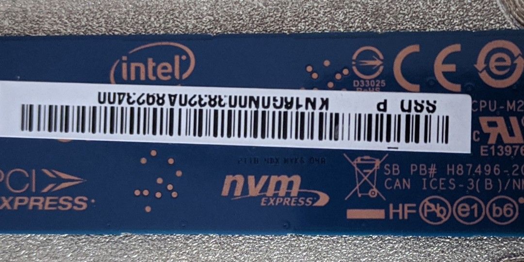 Intel Optane Memory M10 16GB, Computers & Tech, Parts & Accessories ...