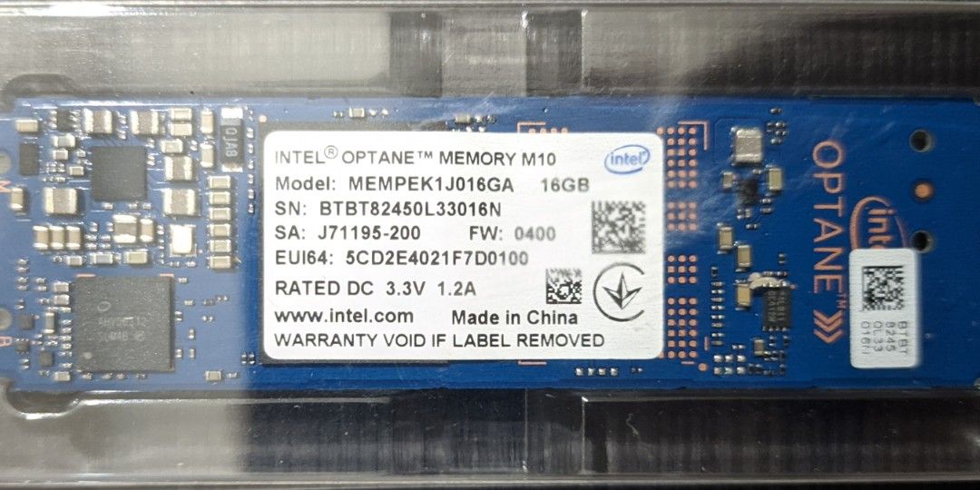Intel Optane Memory M10 16GB, Computers & Tech, Parts & Accessories ...