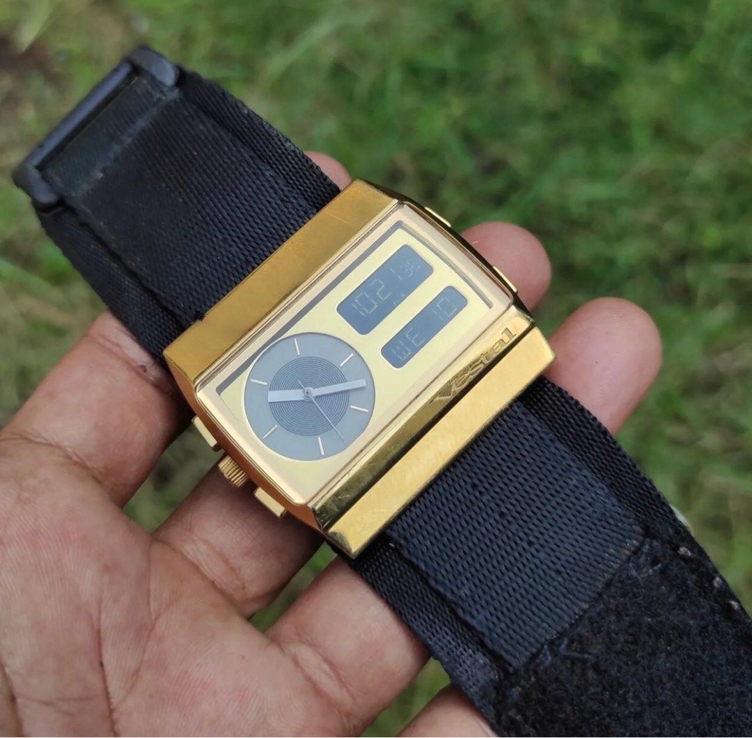 Jam Tangan vestal monte carlo, Fesyen Pria, Jam Tangan di Carousell