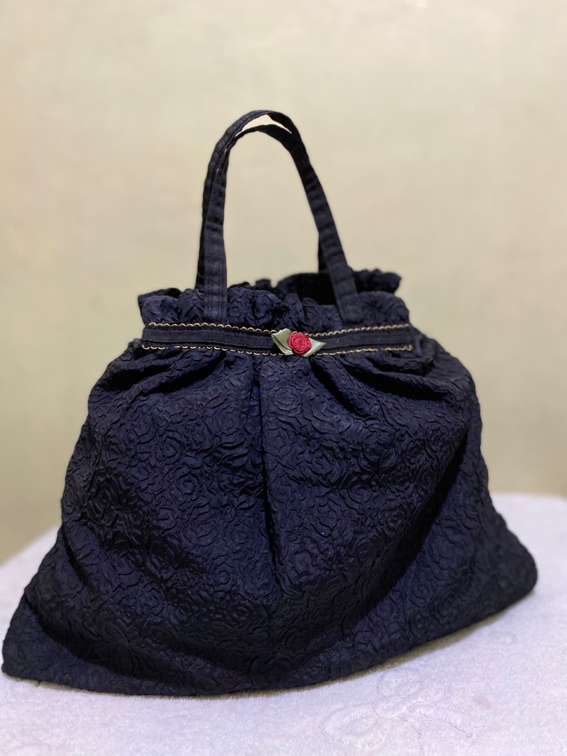 Japan Embroidered Flower Logo, Luxury, Bags & Wallets on Carousell