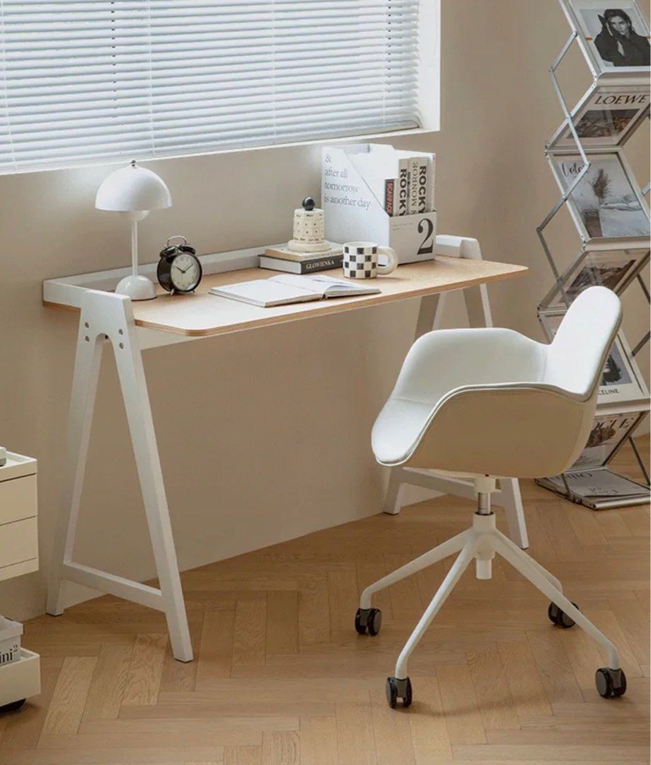 JOMO Modern Study Desk, Furniture & Home Living, Furniture, Tables ...