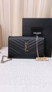 YSL Monogram Small WOC in Black GHW, Luxury, Bags & Wallets on Carousell
