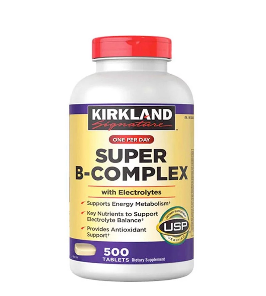 Kirkland Signature, Super B Complex, 500 Tablets 美國Kirkland 綜合維他命B 500片 ...