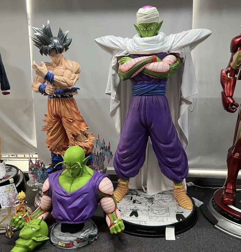 Life Size Goku and Vegeta Statue Sculpture Dragon Ball Anime Character ...