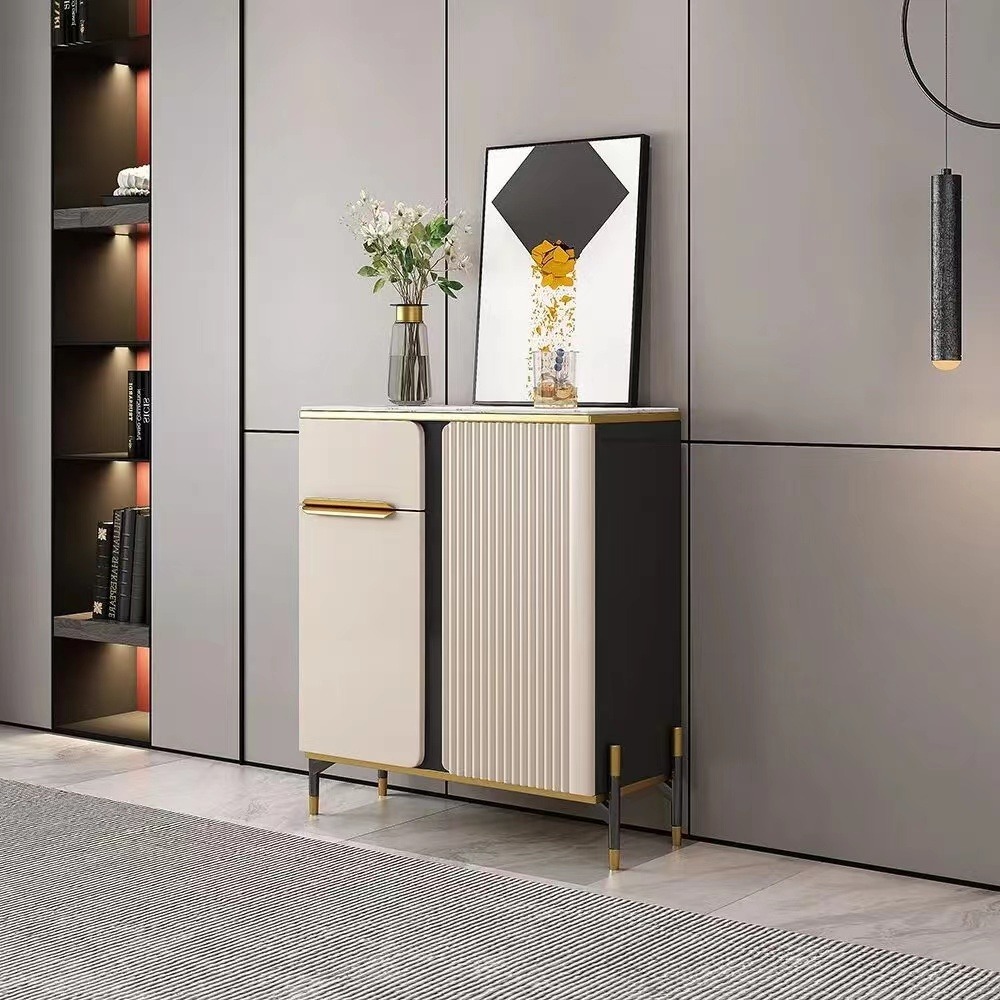 Light luxury dining side cabinet, modern and minimalist side cabinet in ...