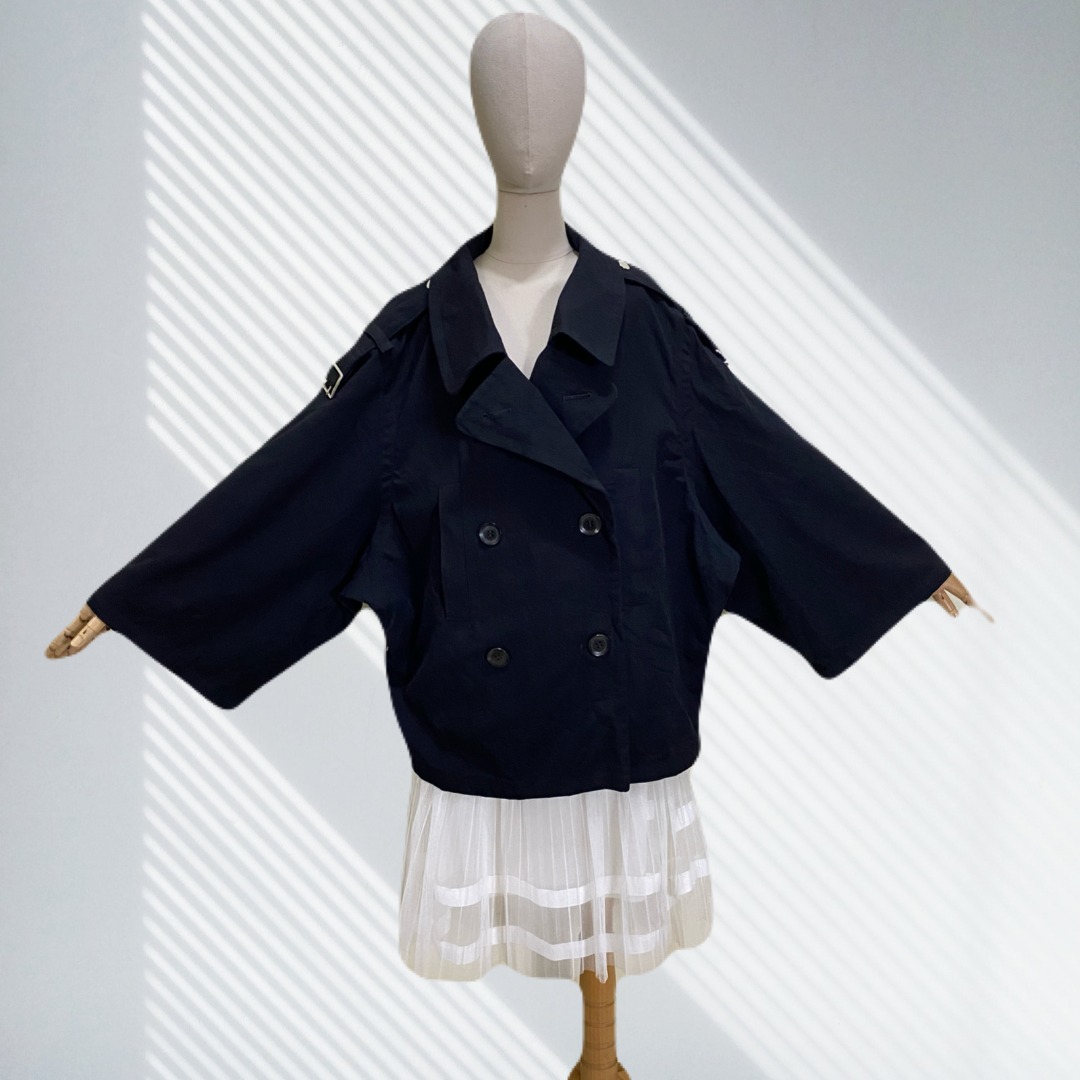 Limi Feu Black Wool-blend Super Avant-garde Oversized Unisex Military ...