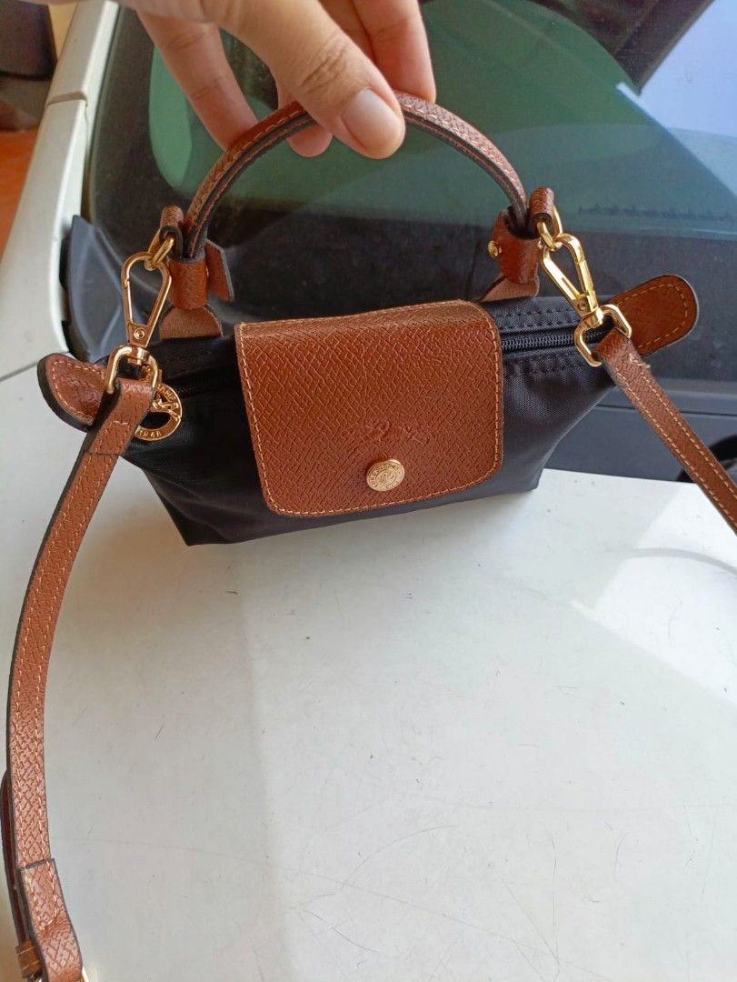 longchamp pliage kulit asli, Fesyen Wanita, Tas & Dompet di Carousell