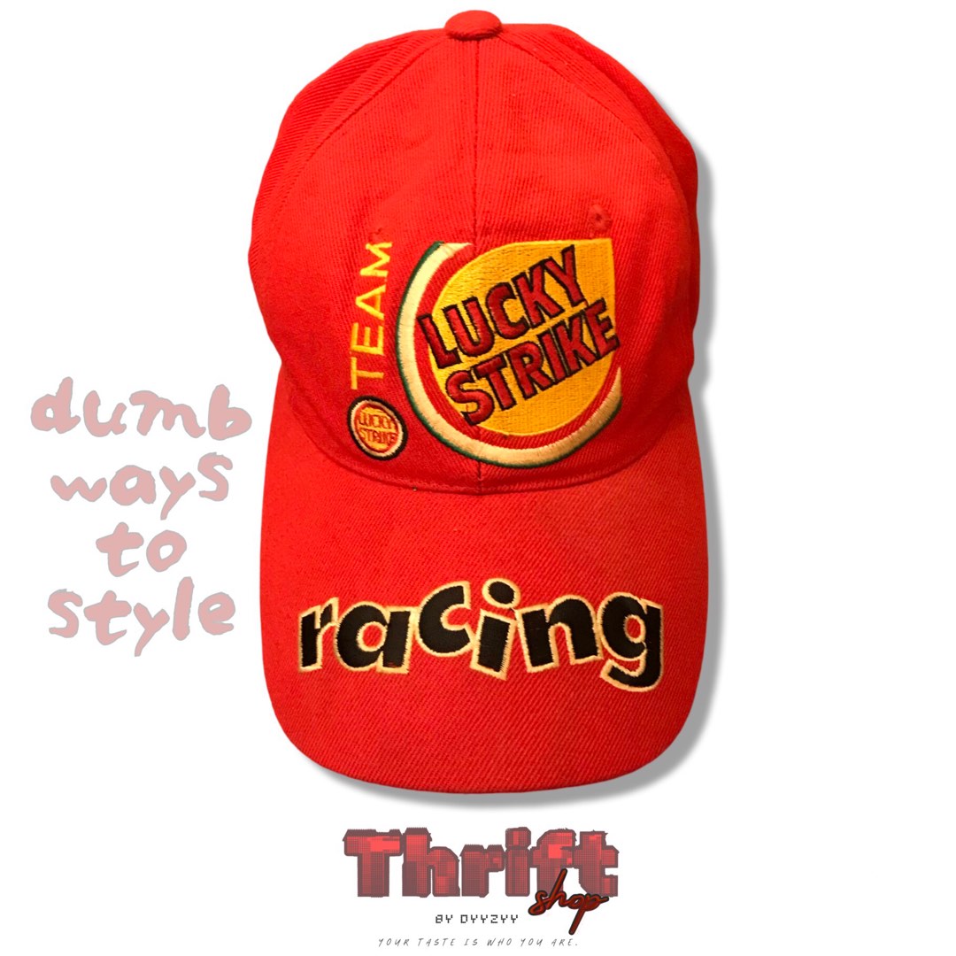 LUCKY STRIKE RACING TEAM BY SUZUKI GSX, Fesyen Pria, Aksesoris, Topi di ...