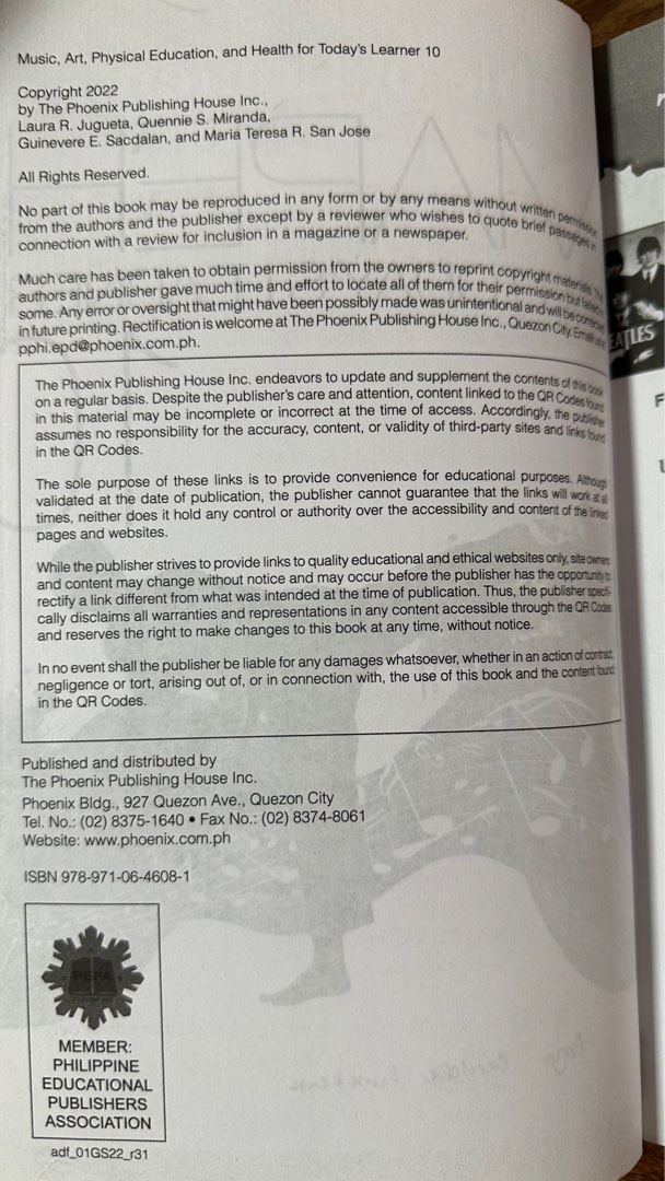 MAPEH 10, Hobbies & Toys, Books & Magazines, Textbooks on Carousell