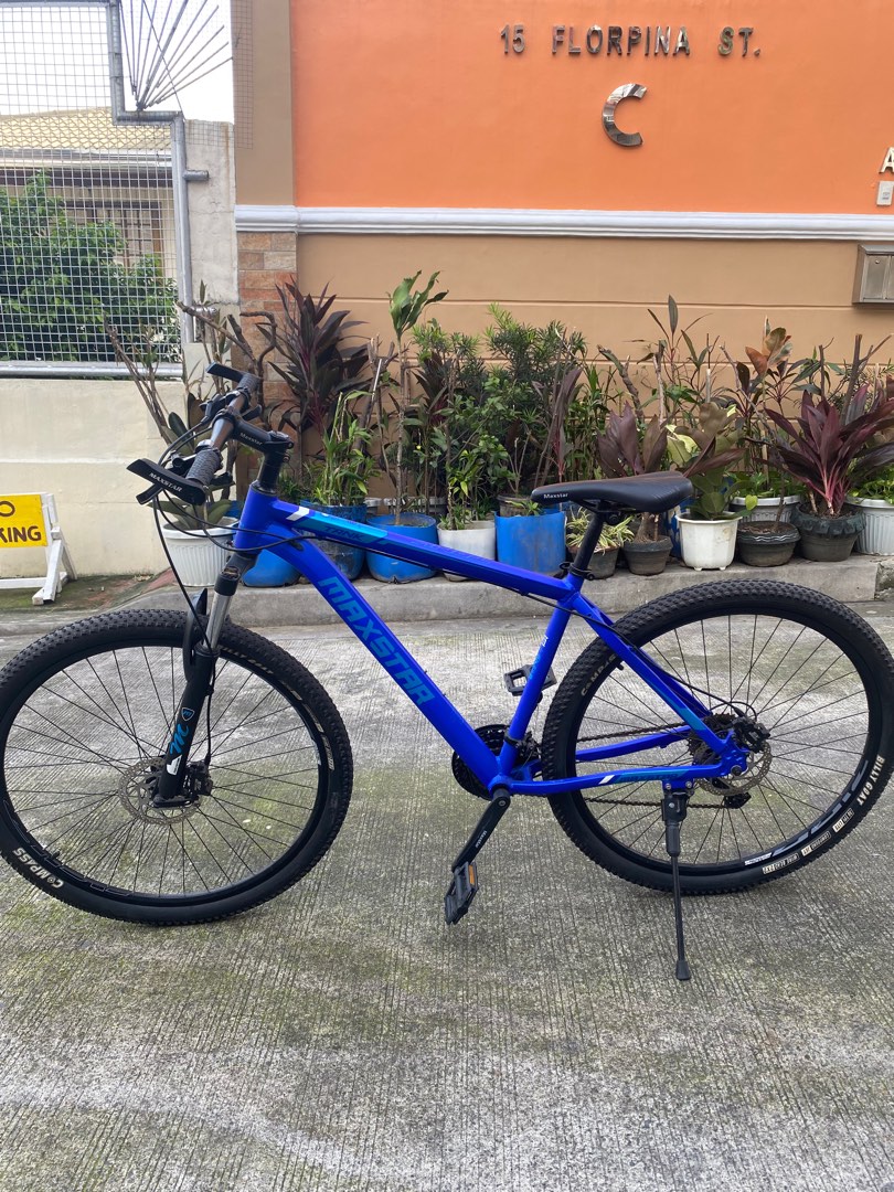 MAXSTAR HYDRAULIC ALLOY MOUNTAIN BIKE BLUE MTB, Sports Equipment ...