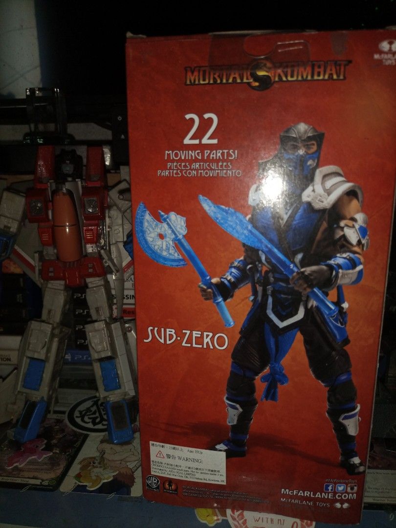 Mcfarlane Mortal Kombat 11 Sub Zero OG Variant, Hobbies & Toys, Toys ...