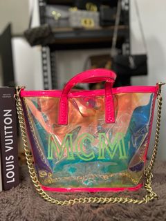 Transparent hand carry bag, Luxury, Bags & Wallets on Carousell