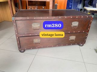 Meja lama vintage meja besi opis 80an, Furniture & Home Living ...