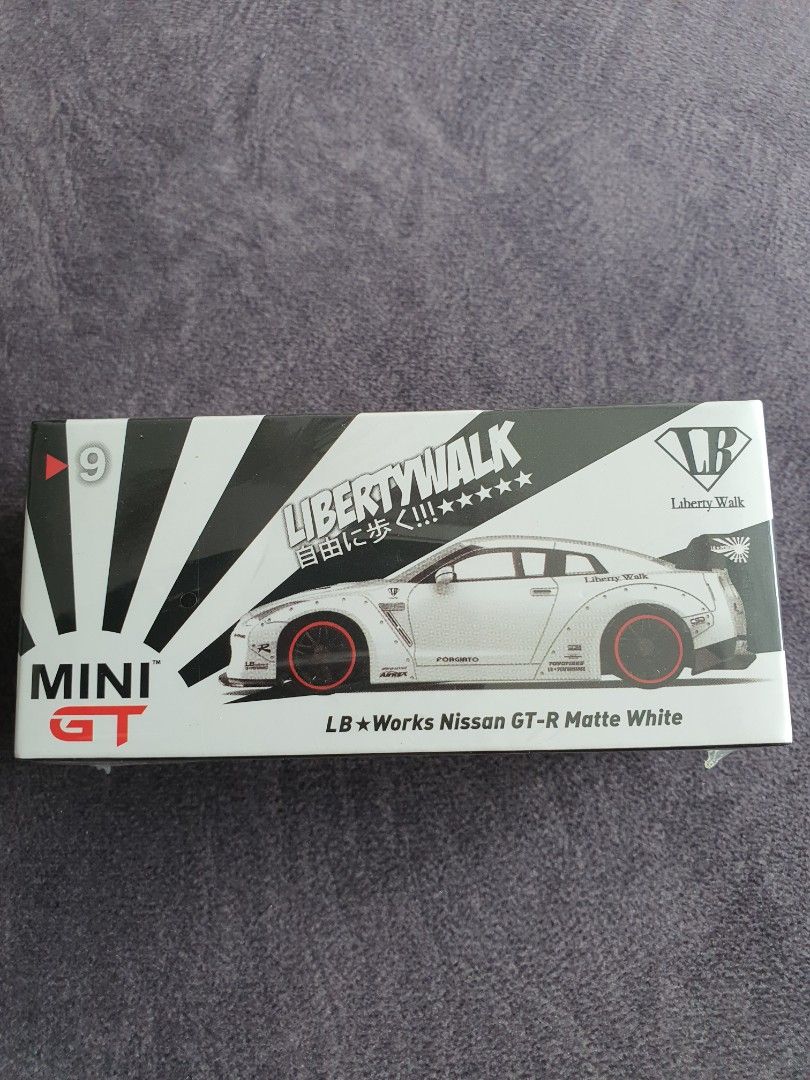 Mini GT Liberty Walk (LB Works) Nissan GT-R R35 (Matte White) #9 *GT ...