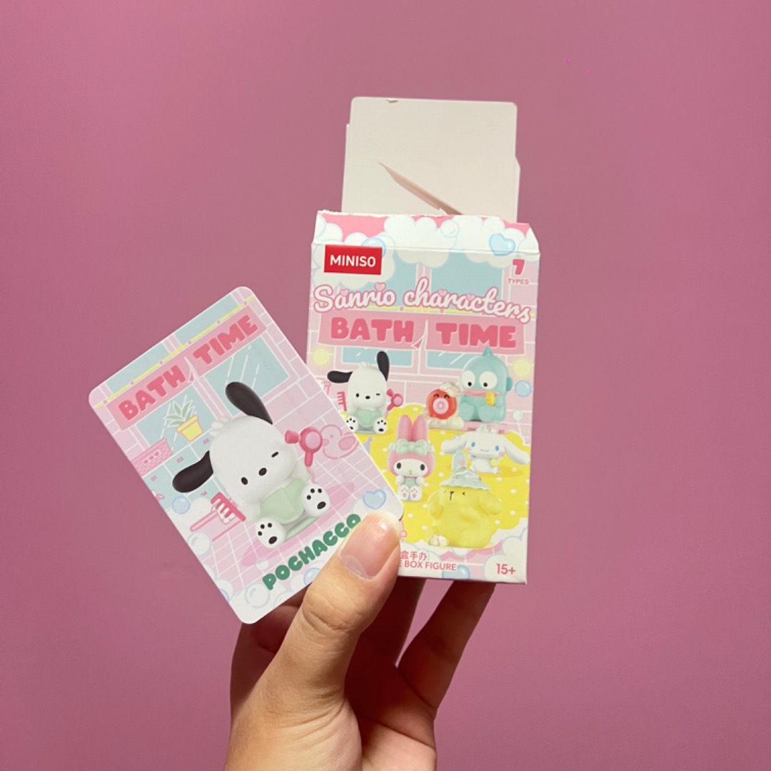 Miniso Sanrio Characters Bath Time Series - Pochacco, Hobbies & Toys ...