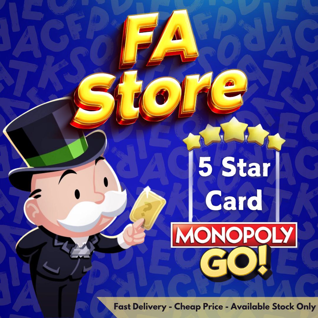 Monopoly-Go! Sticker 4 Star | All Available, Video Gaming, Video Games ...
