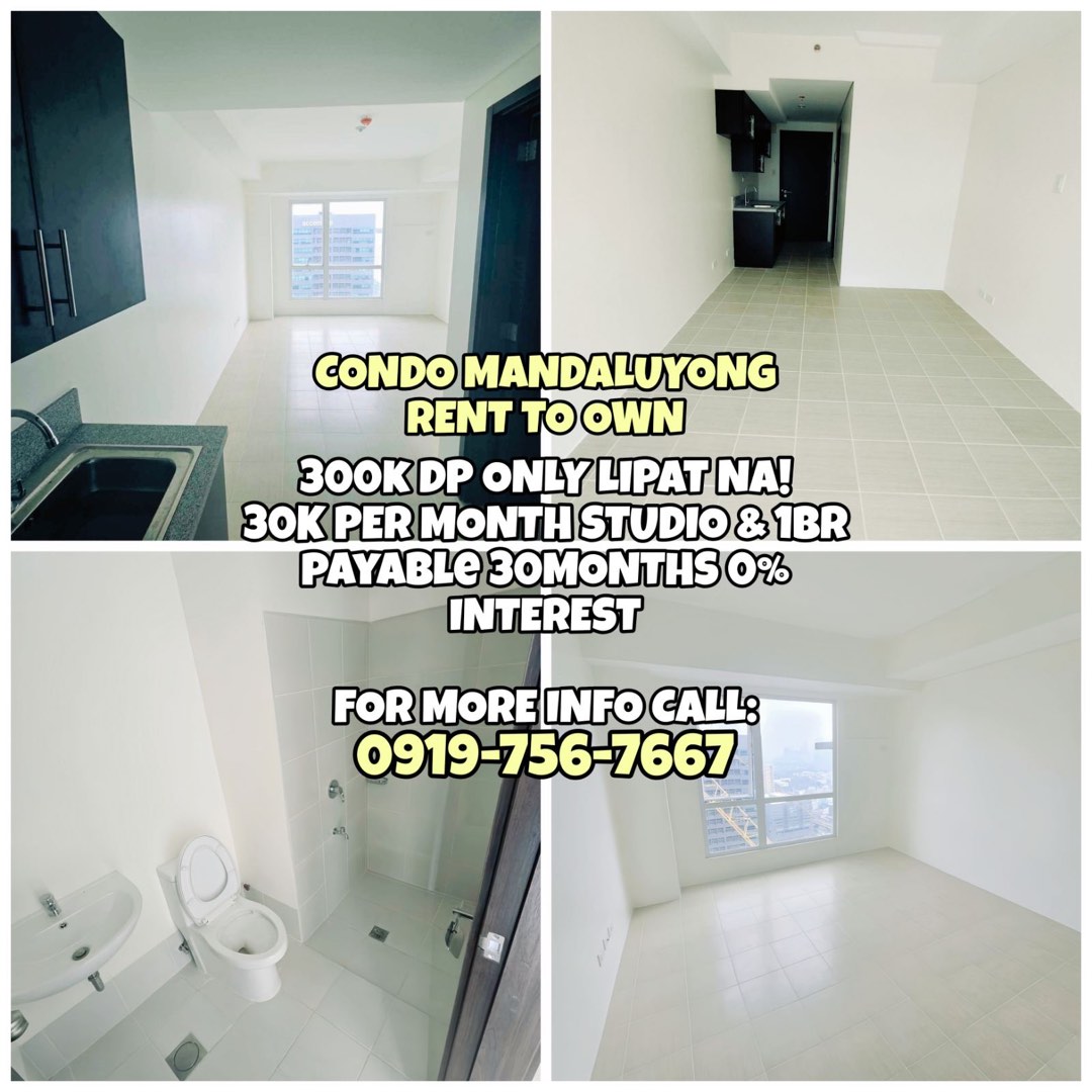 Move in Now! Condo Studio 1Br Pioneer RENT TO OWN MANDALUYONG EDSA BONI ...