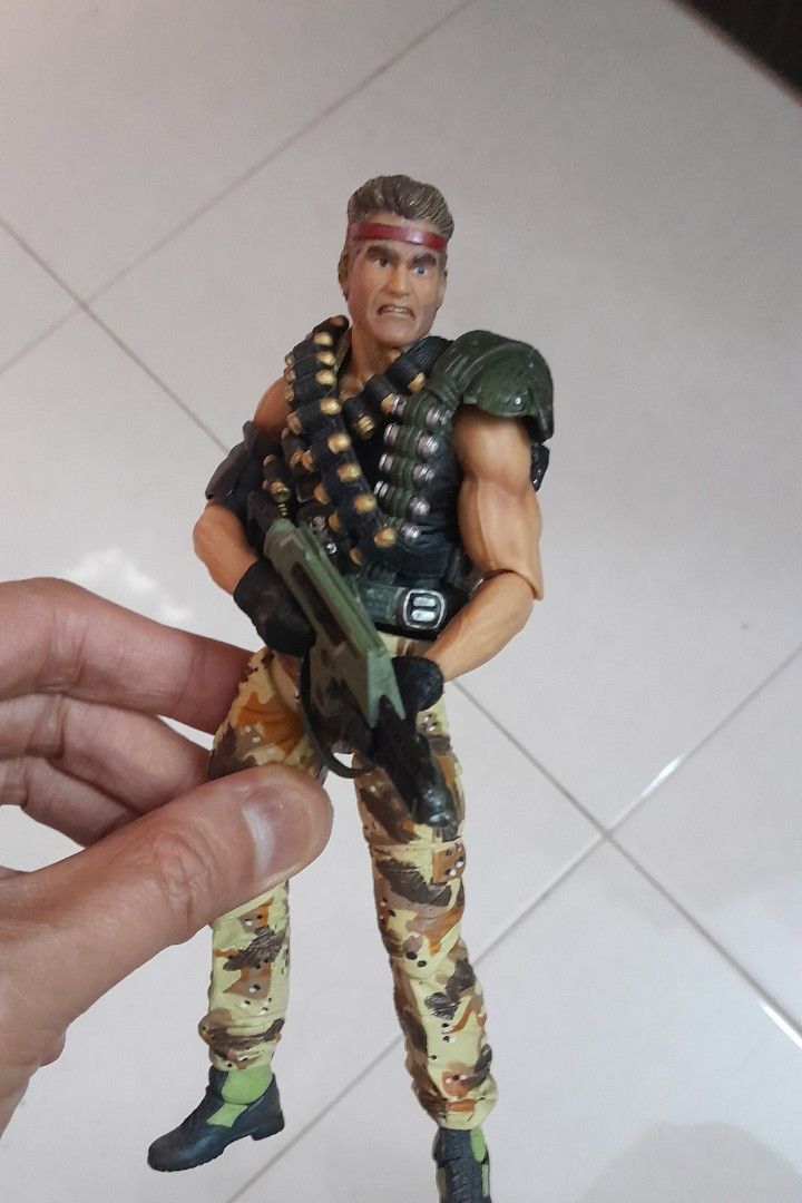 Neca aliens soldiers Duke custom repaint armour suit marvel legends gi ...