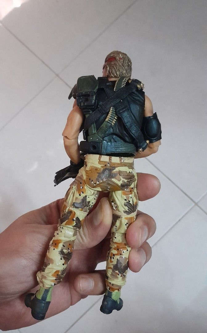 Neca aliens soldiers Duke custom repaint armour suit marvel legends gi ...