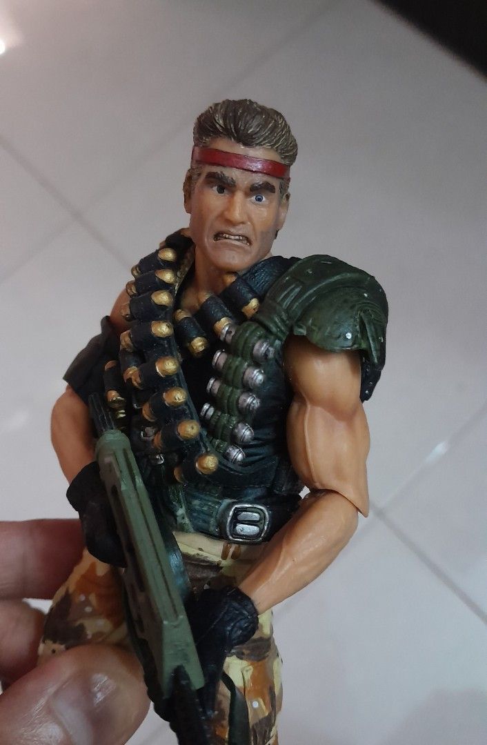 Neca aliens soldiers Duke custom repaint armour suit marvel legends gi ...