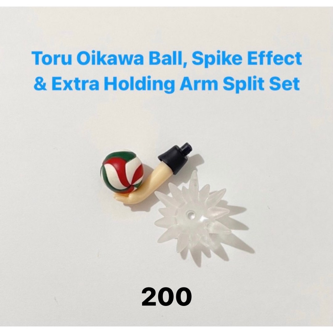 Nendoroid Toru Oikawa Ball, Spike Effect & Extra Holding Arm Split Set ...
