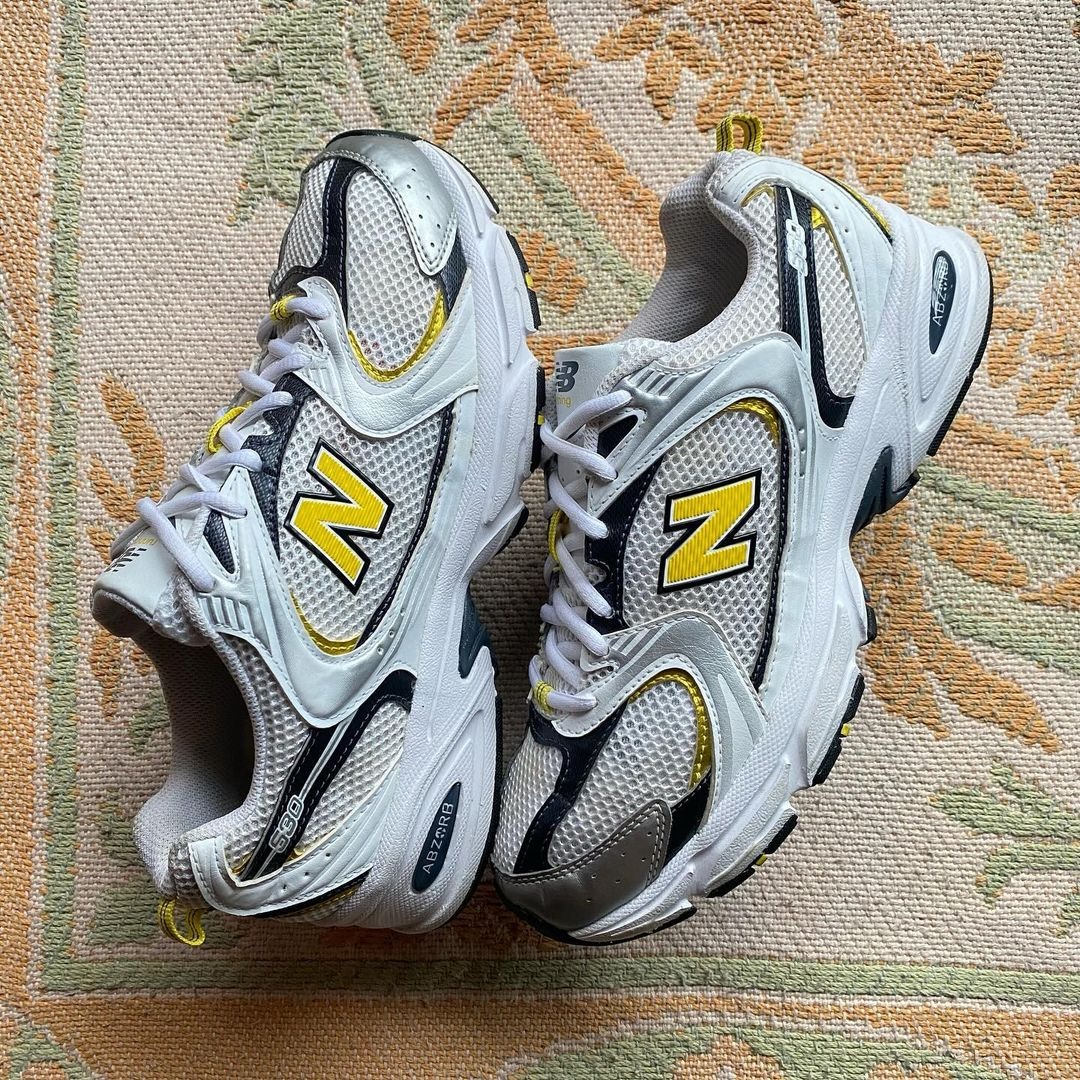 NEW BALANCE 530 WHITE CITRA YELLOW, Men's Fashion, Footwear, Sneakers ...